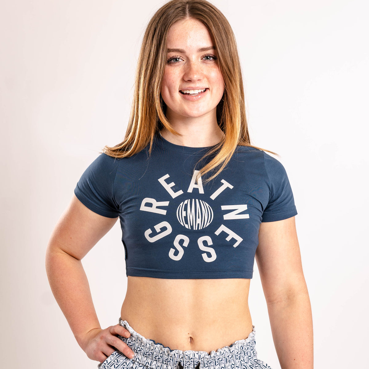 Orbit True-Fit Women's Bar Grip Crop - Tides Blue - A7