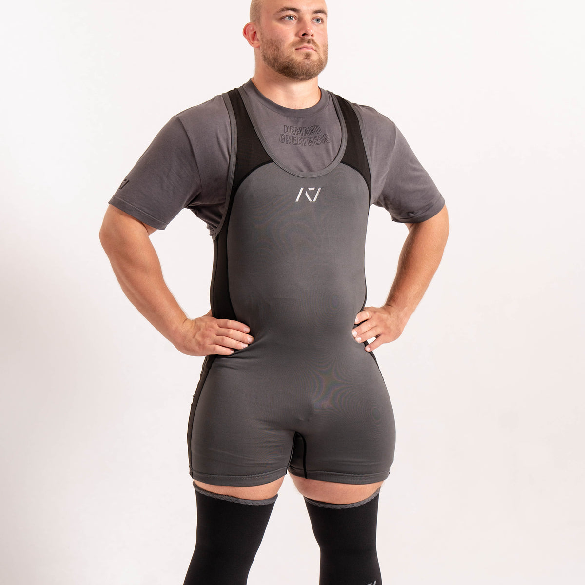 Luno Men's Singlet - Shadow Stone Gray - A7
